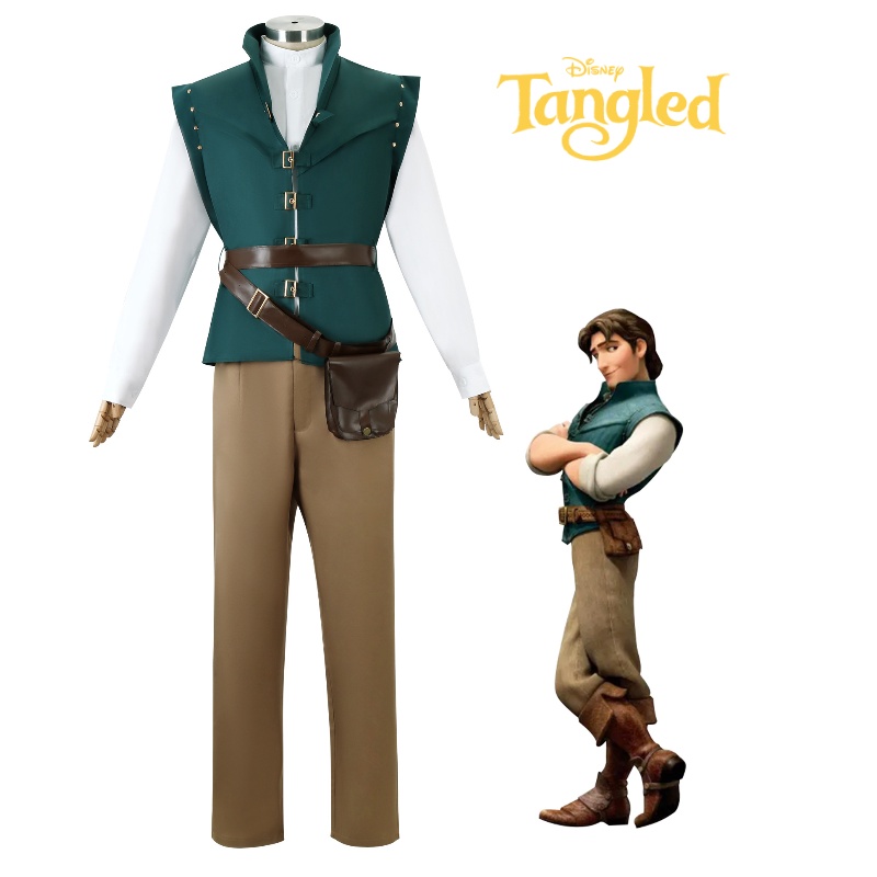 Rapunzels Tangled Adventure Flynn Rider Cosplay Costume Role Halloween ...