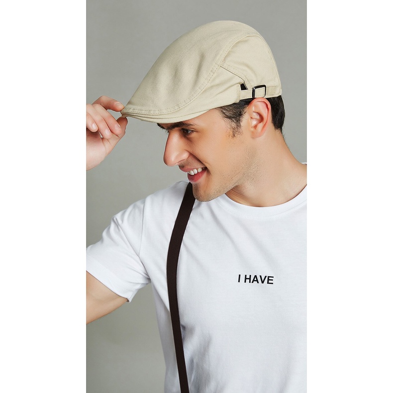 Men British Ivy Cap Fashion Big Head Men Spring and Summer Leisure ...
