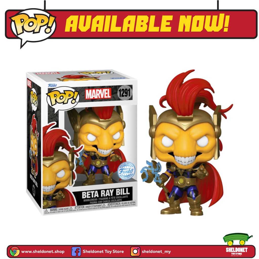 Funko Pop! Marvel Comics Beta Ray Bill with Stormbreaker | Shopee Malaysia