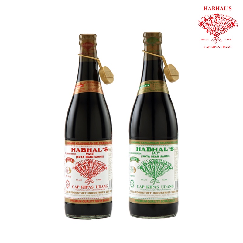 Habhal's Kicap Cap Kipas Udang 645ml Manis/Masin Sweet Soya Bean Sauce ...