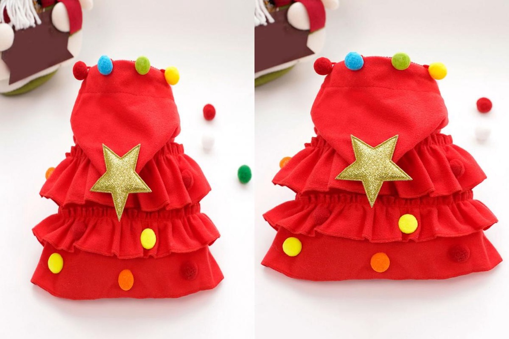 [WMP] Pet Cloak Adjustable Pet Cloak Pet Christmas Cloak Cosplay ...