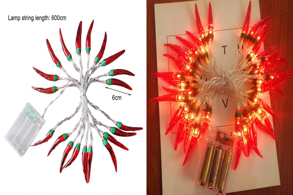 Moon* Led Chili Pepper Light Chili Pepper Light Colorful Led Chili ...