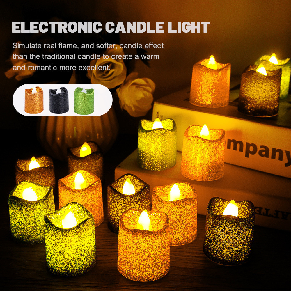 Transparent Acrylic Button Tea Light - LED Electronic Candle Light ...