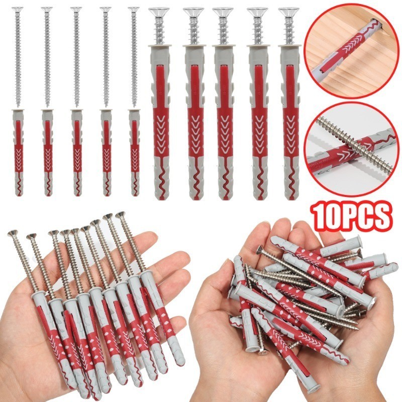 5/20PCS Expansion Tube Self Tapping Screw Sets - Shell Expansion Tube ...