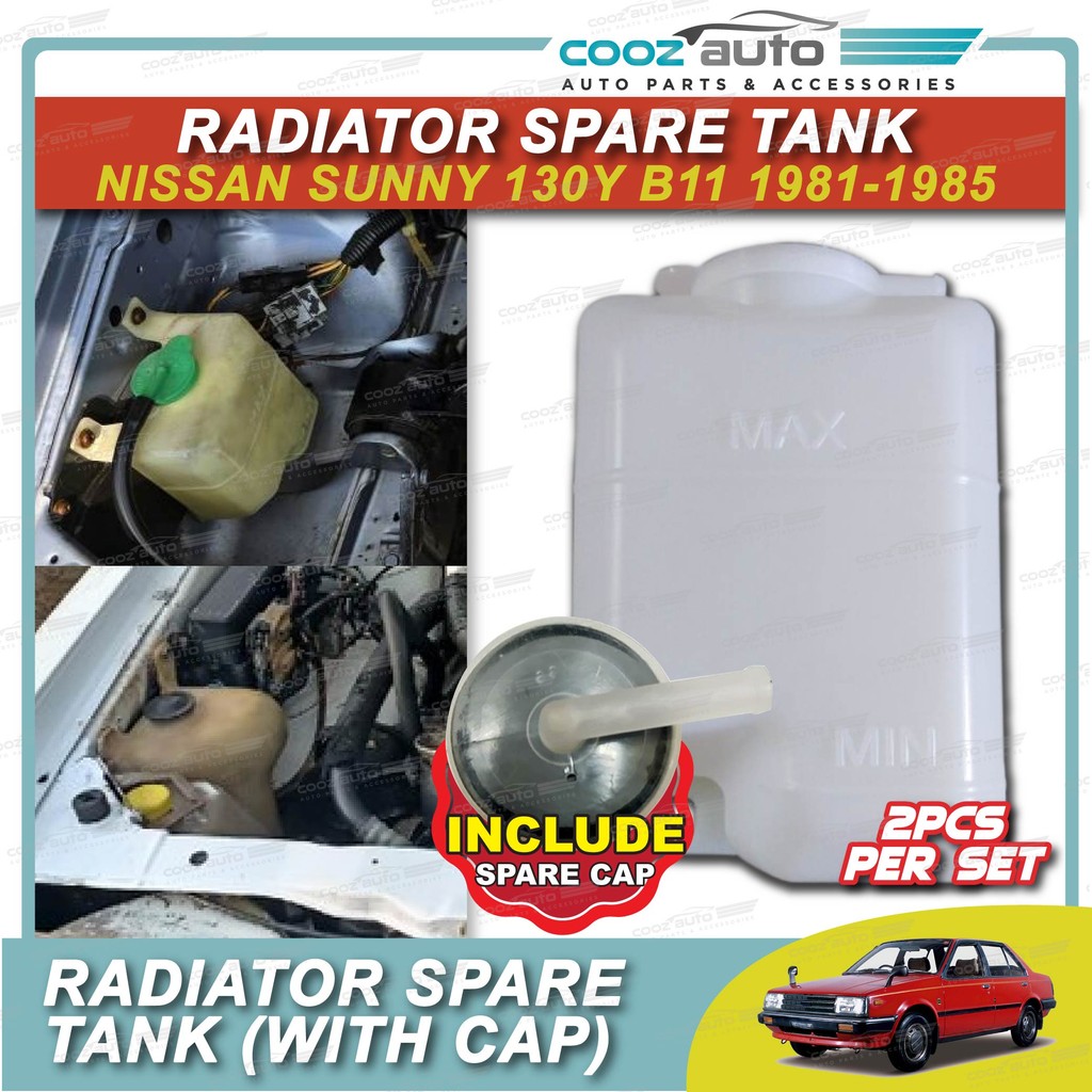 Nissan Sunny B11 130Y 1981 - 1985 Radiator Water Spare Tank Second ...