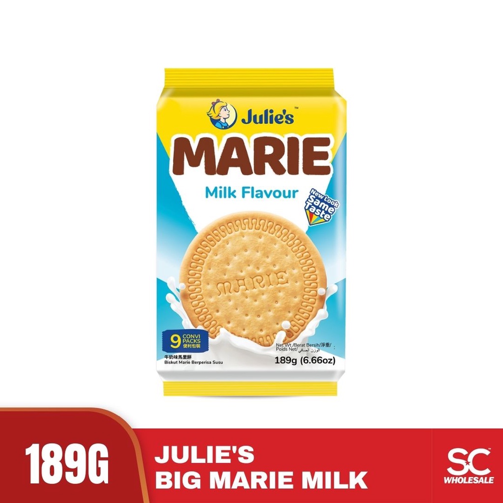 Julie's Big Marie Milk Flavored Biscuits 189g | Shopee Malaysia