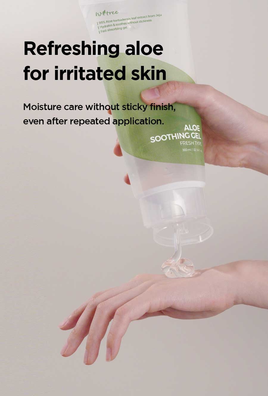 Isntree Aloe Soothing Gel Fresh Type 300ml | Shopee Malaysia
