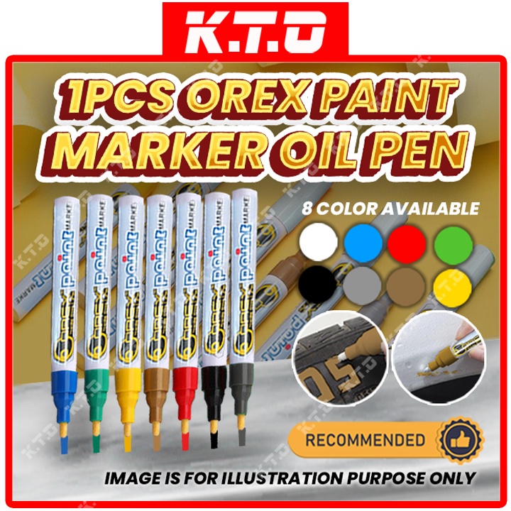 1PCS Orex Paint Marker Oil Paint Opaque Permenant Art Pen Made In Korea ...