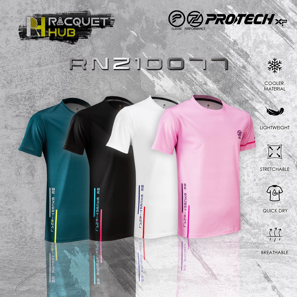 PROTECH Dry Fit Sport Badminton T-Shirt RNZ10077 | Shopee Malaysia