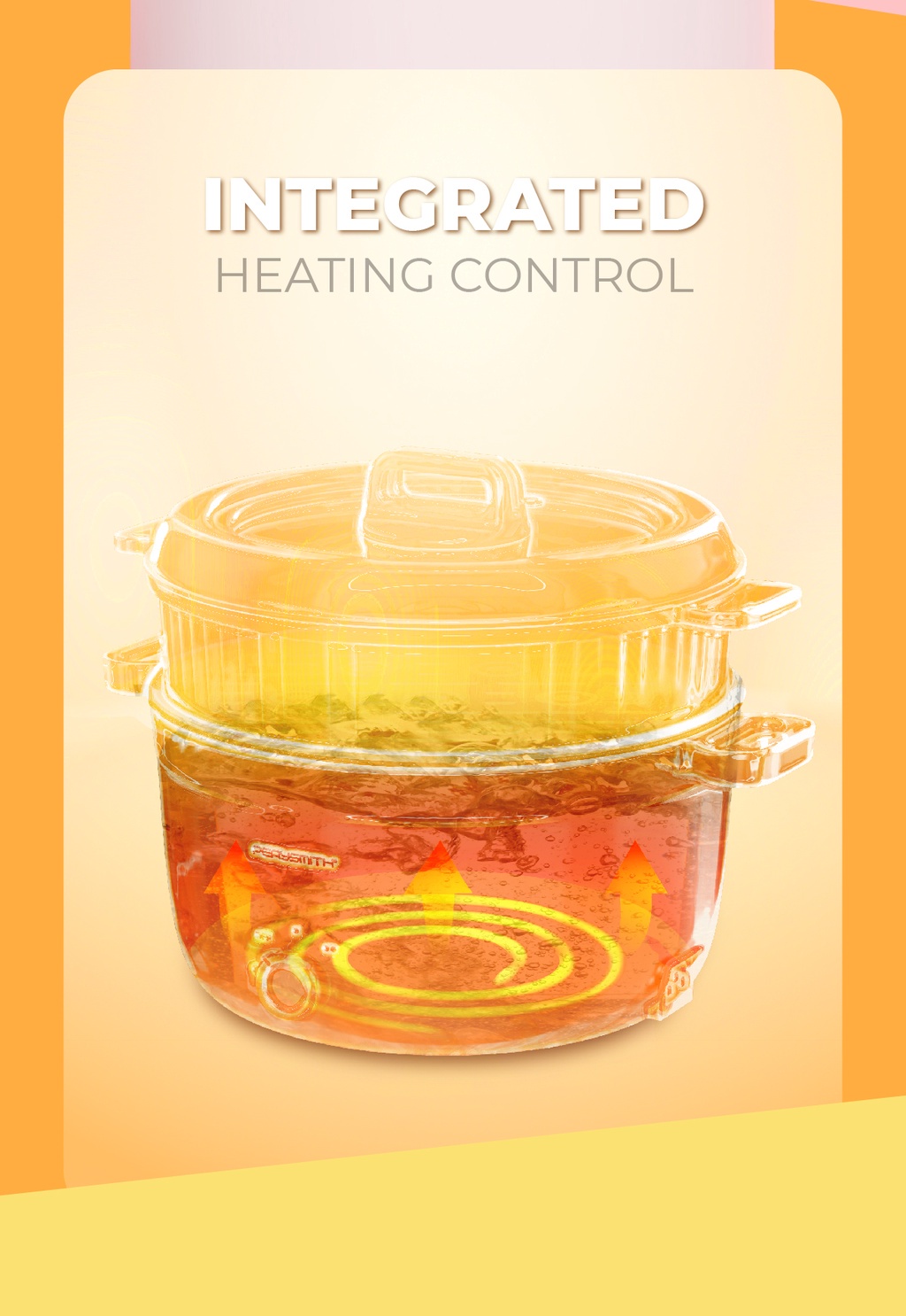 PERYSMITH Pery Smith SN1100 4L Liter 2 In 1 Multi Cooker Pan Pot ...