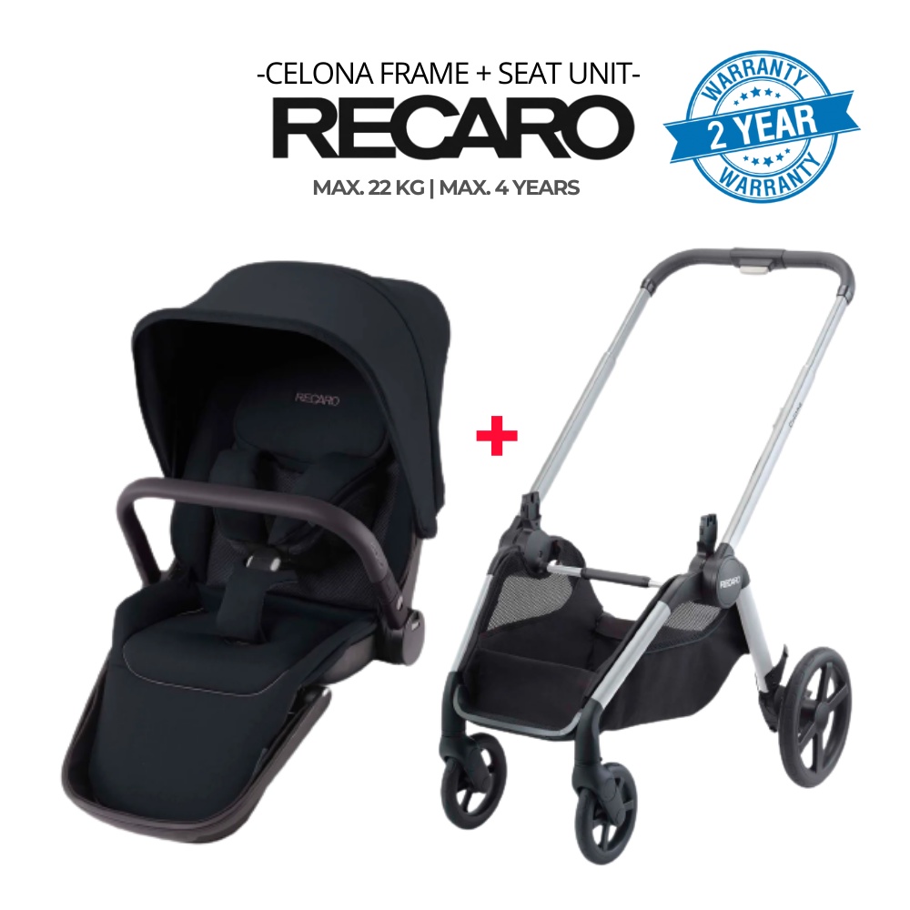 Recaro Celona Frame + Recaro Seat Unit for max 4 Y/