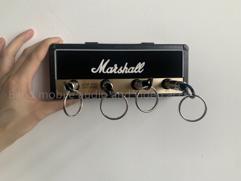 Original Marshall Jack Rack Key Holder 4 Guitar Plug Keychains Wall ...