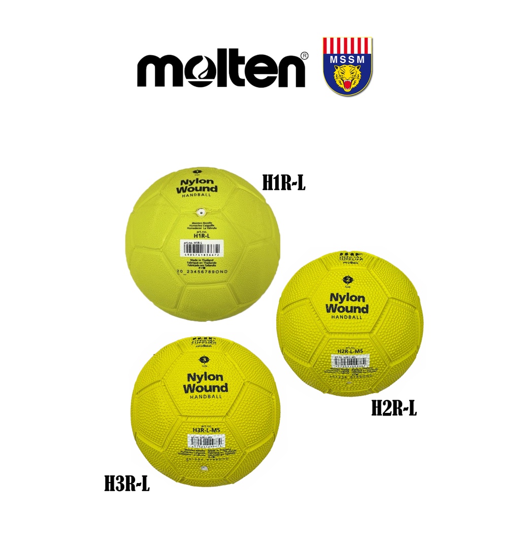 Molten Handball Rubber H1R/H2R/H3R/Molten Bola Baling Getah H2R/H3R ...