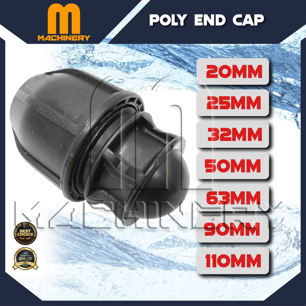 M.Machinery 20MM-50MM Poly End Cap for Reliable and Efficient Pipe End ...