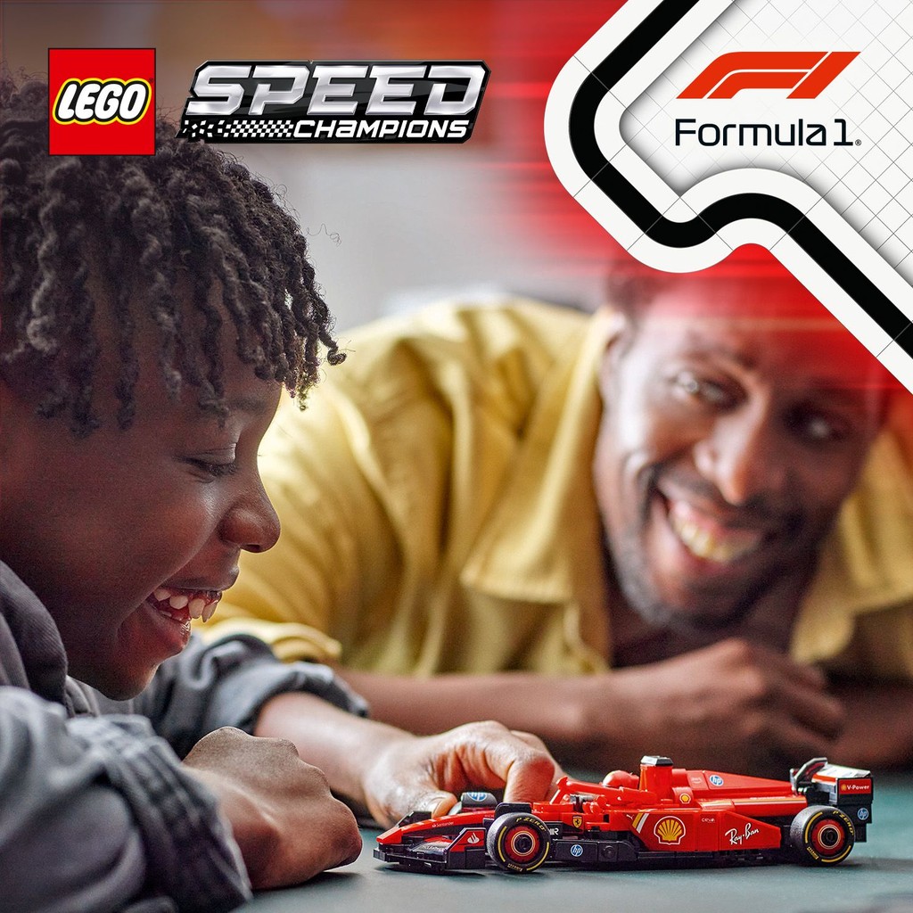 LEGO 77242 Speed Champions Ferrari SF-24 F1 Race Car Building Toy Set ...
