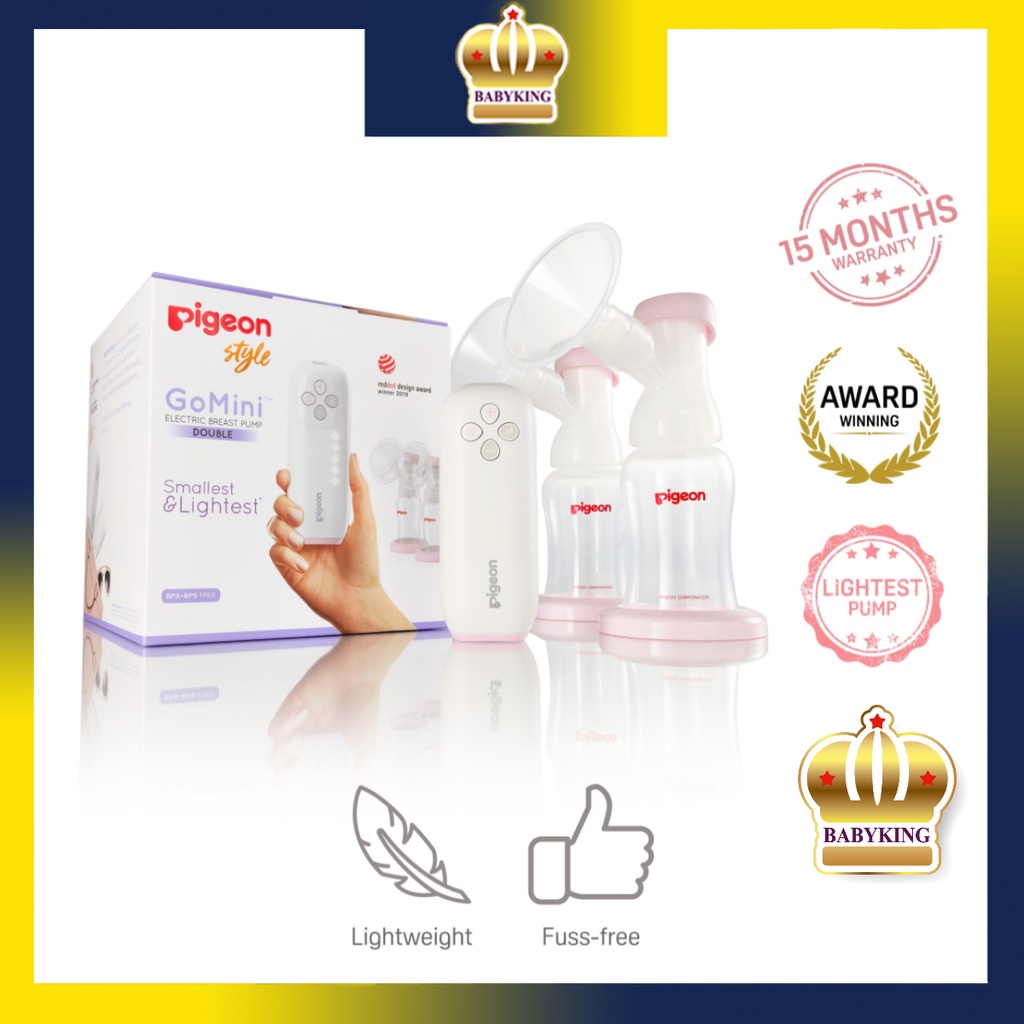 Original Pigeon GoMini Go Mini Electric Double Breast Pump Breastpump ...