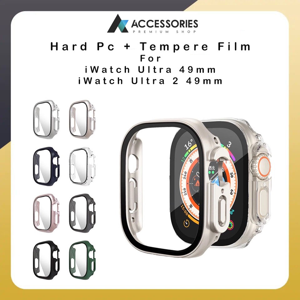 iWatch Ultra | Ultra 2 49mm Case 2in1 Full Protect Screen Protector ...