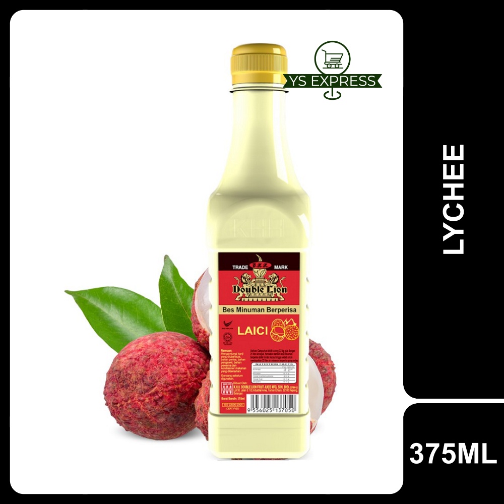 DOUBLE LION Lychee Flavoured Concentrated 375ML - Bes Minuman Berperisa ...