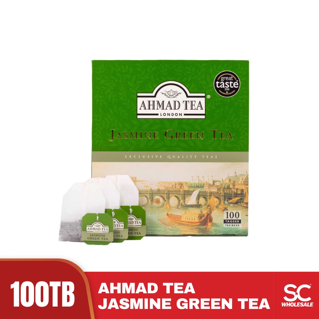 Ahmad Tea Jasmine Green Tea 100 Teabags (Halal Certified) | Shopee Malaysia Ahmad Tea Jasmine Green Tea 100 Teabags (Halal Certified) | Shopee Malaysia