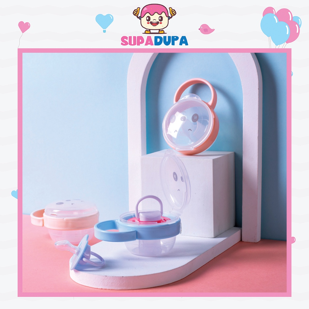 Newborn Babies Pacifier Box With Handle Panda Design Pacifier Box Anti ...