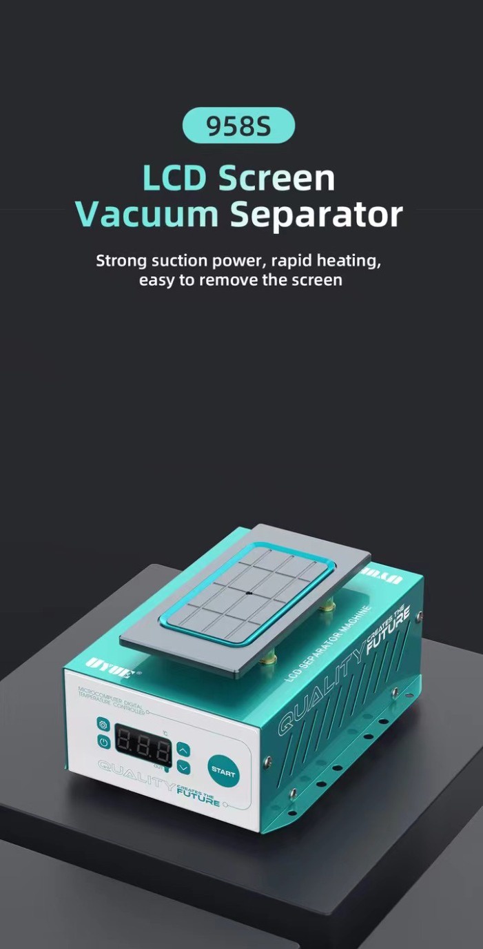 UYUE 958S 7-inch mobile phone LCD screen separator with large suction ...