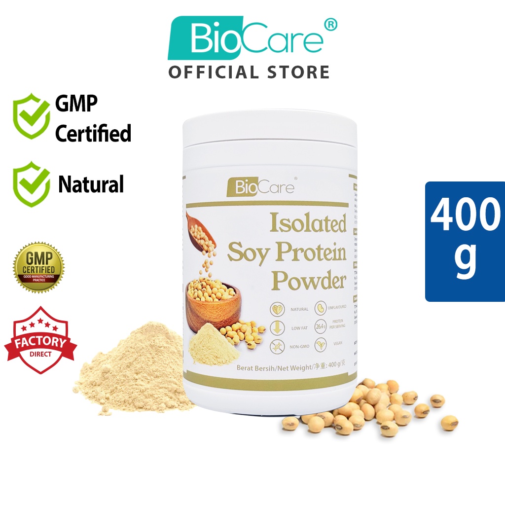Biocare Isolated Soy Protein Powder (400g) | Shopee Malaysia