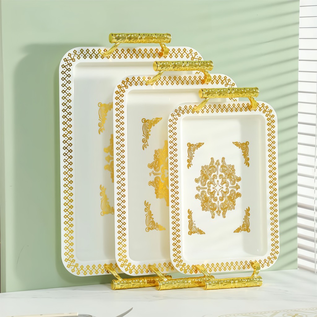 3PCS SET Buffet Food Tray Serving Platter Catering Events Display Tray ...