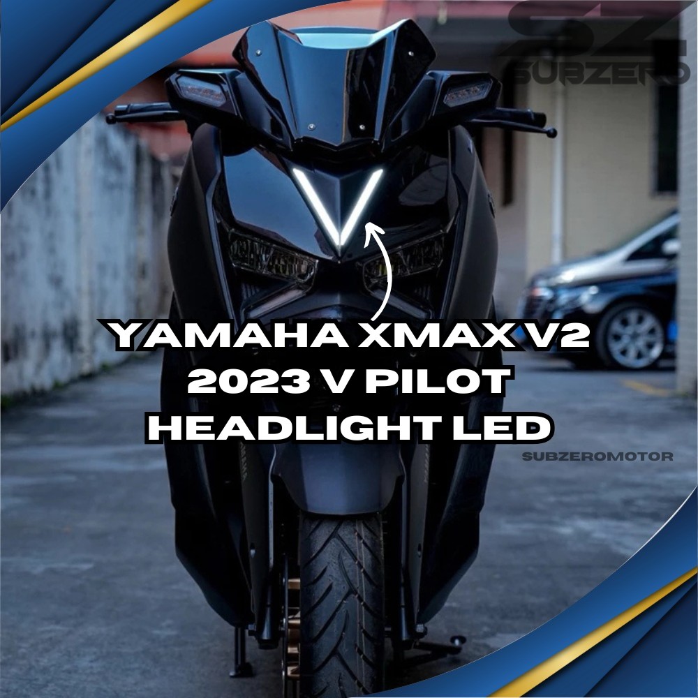 Yamaha Xmax V2 2023 V Pilot Headlight Led Indicator Lights Front Nose ...