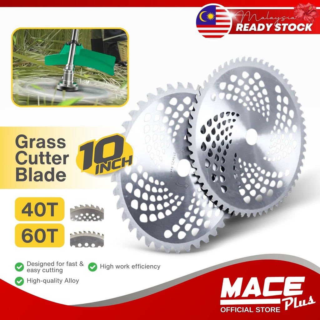 Replacement 10-inch Grass Cutter Trimmer Blade Gasoline Brush Cutter ...