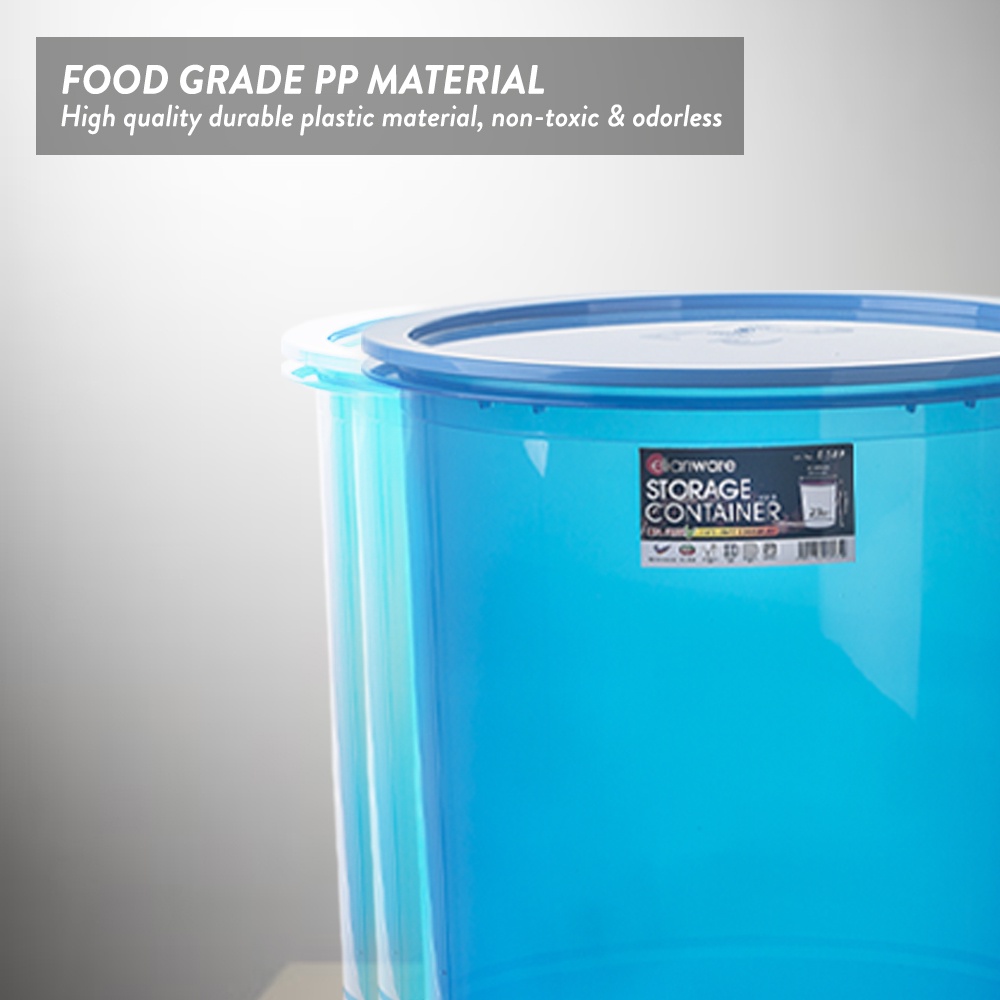 Elianware 18Ltr/23Ltr Keropok Airtight Storage Container Food Rice ...