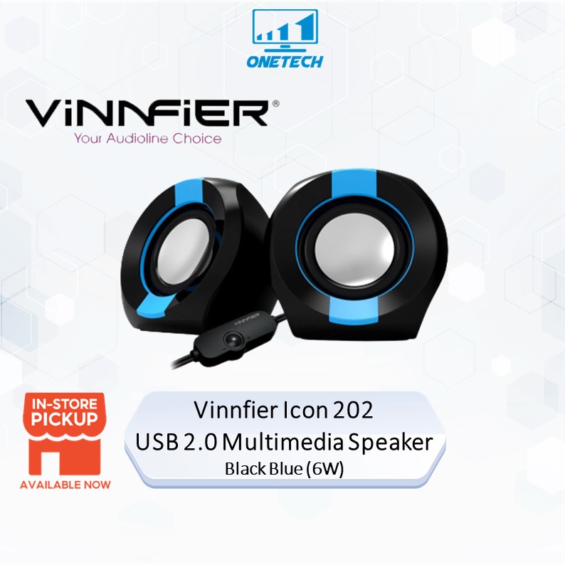 Vinnfier Icon 202 / Icon 505 / Icon 808 USB 2.0 Multimedia Speaker ( 7 ...
