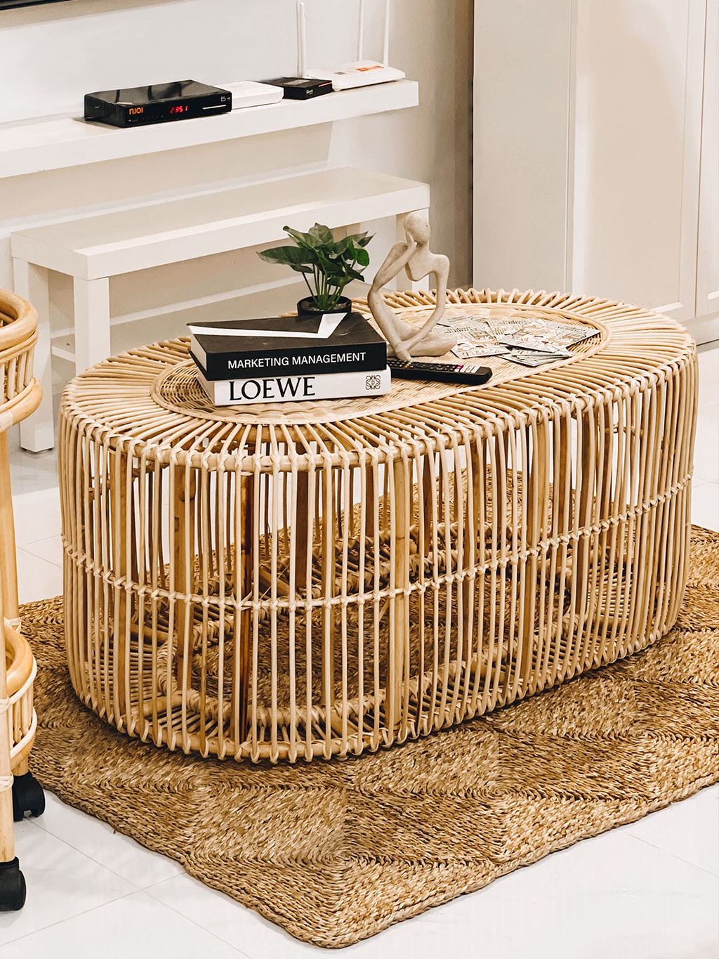 Rawnie Rattan Coffee Table - Booming Plus | Shopee Malaysia