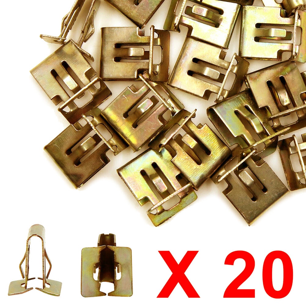 (BTGL) 20pcs Bronze Tone Car Interior Console Dash Dashboard Trim Metal ...