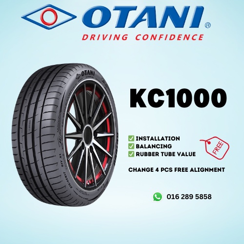 (NEW Launched) OTANI KC1000 16 17 18 19 20 22 INCH TYRE TAYAR TIRE THAILAND (FREE INSTALLATION ...