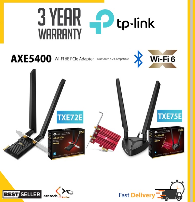 TP-LINK ARCHER ARCHER TXE72E / ARCHER TXE75E AXE5400 WI-FI 6E BLUETOOTH ...