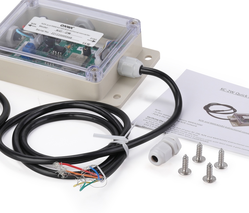 ONWA New KC-2W NMEA2000 And NMEA0183 Bidirection Converter NMEA0183 to N2K converter KC-2W WIFI ...