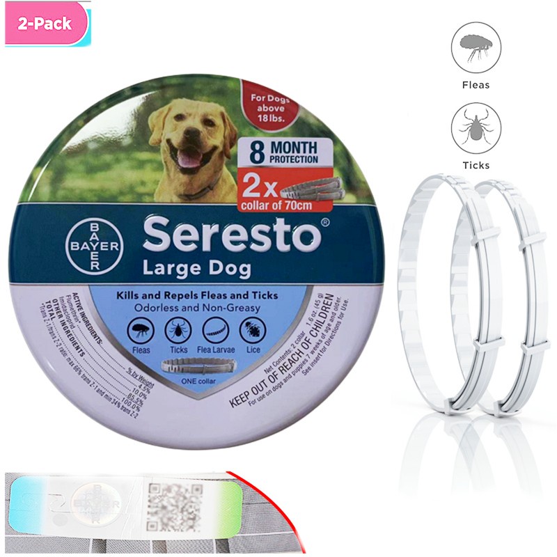 New Releases 2 packs Pet Anti-Flea Collar and Ticks Dogs Anti Flea Tick ...