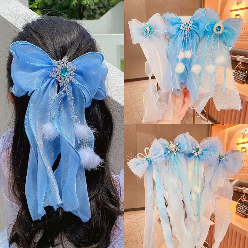 [Magpie] 2024 Children's Frozen Hairpin Elsa Princess Super Fairy ...