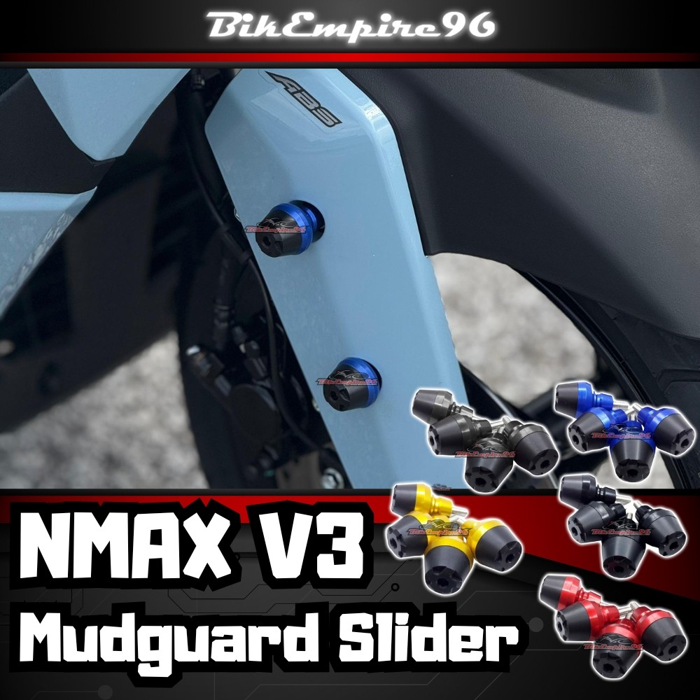 NMAX 155 V3 2025 Front Mudguard Slider Alloy Anti Damage Mudguard ...