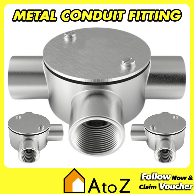 GI Metal 1/2/3/4 Way Box Tee Elbow Inspection Long Bend Conduit Fitting ...
