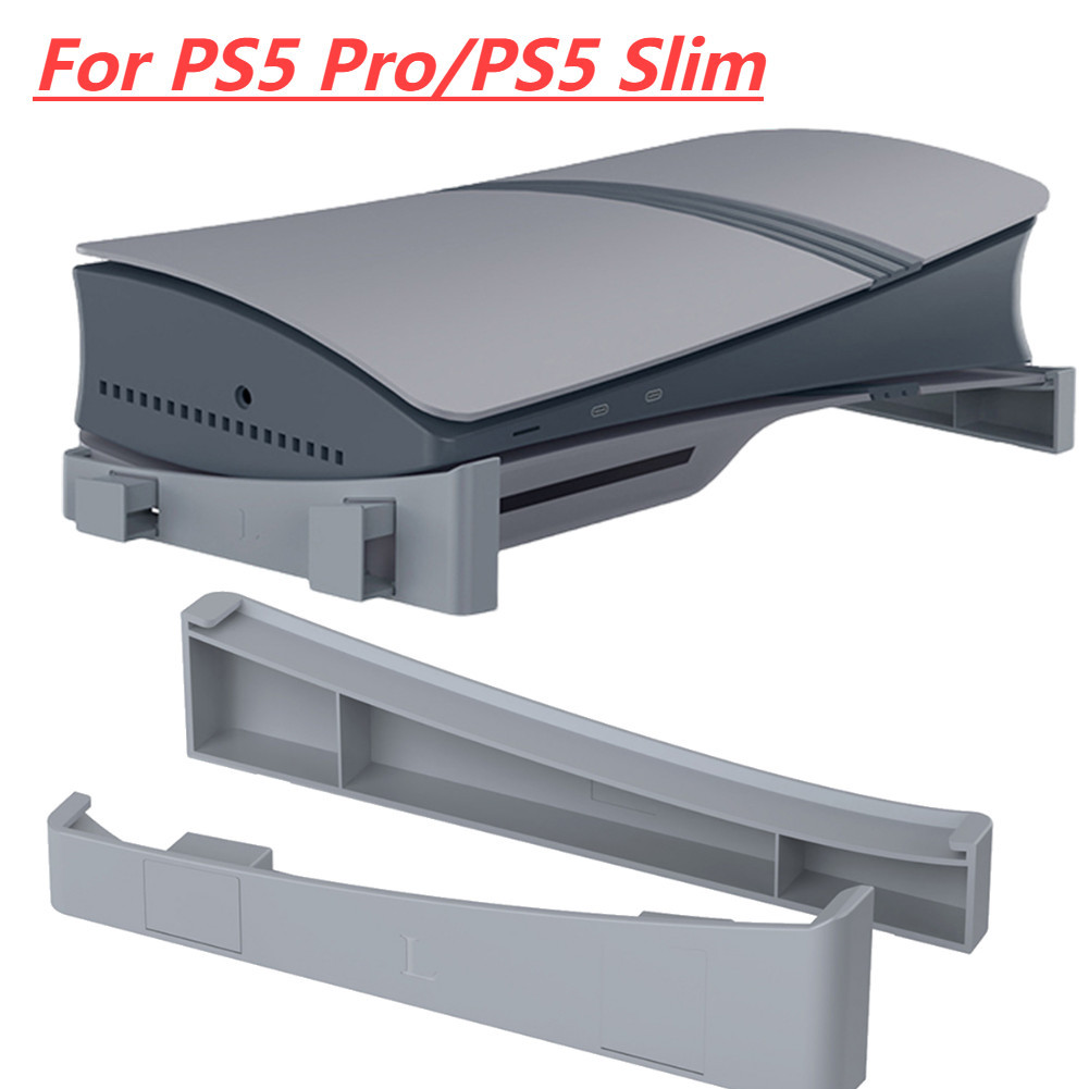 For PS5 Pro/PS5 Slim Digital Edition and Disc Edition Horizontal Base ...