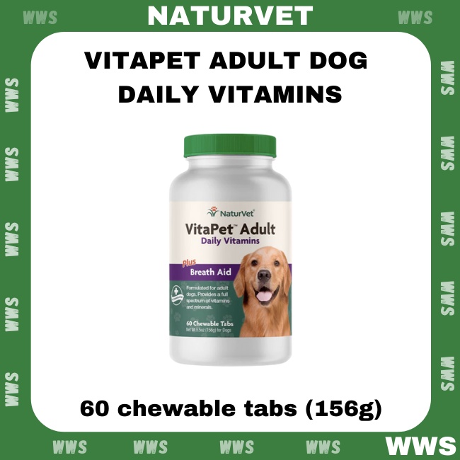 NaturVet VitaPet Adult Daily Vitamins # for Adult Dog # 100% Money Back ...