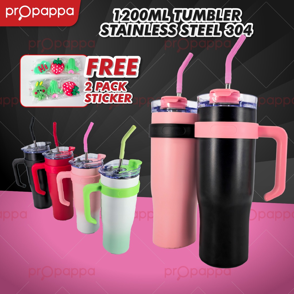 Propappa - Tumbler Stainless Steel 1200ml Thermos Flask Big Capacity ...