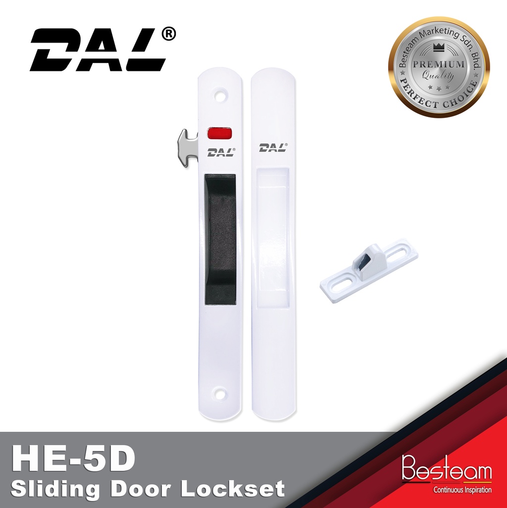 DAL HE-5D Sliding Door Lock Aluminium | Shopee Malaysia