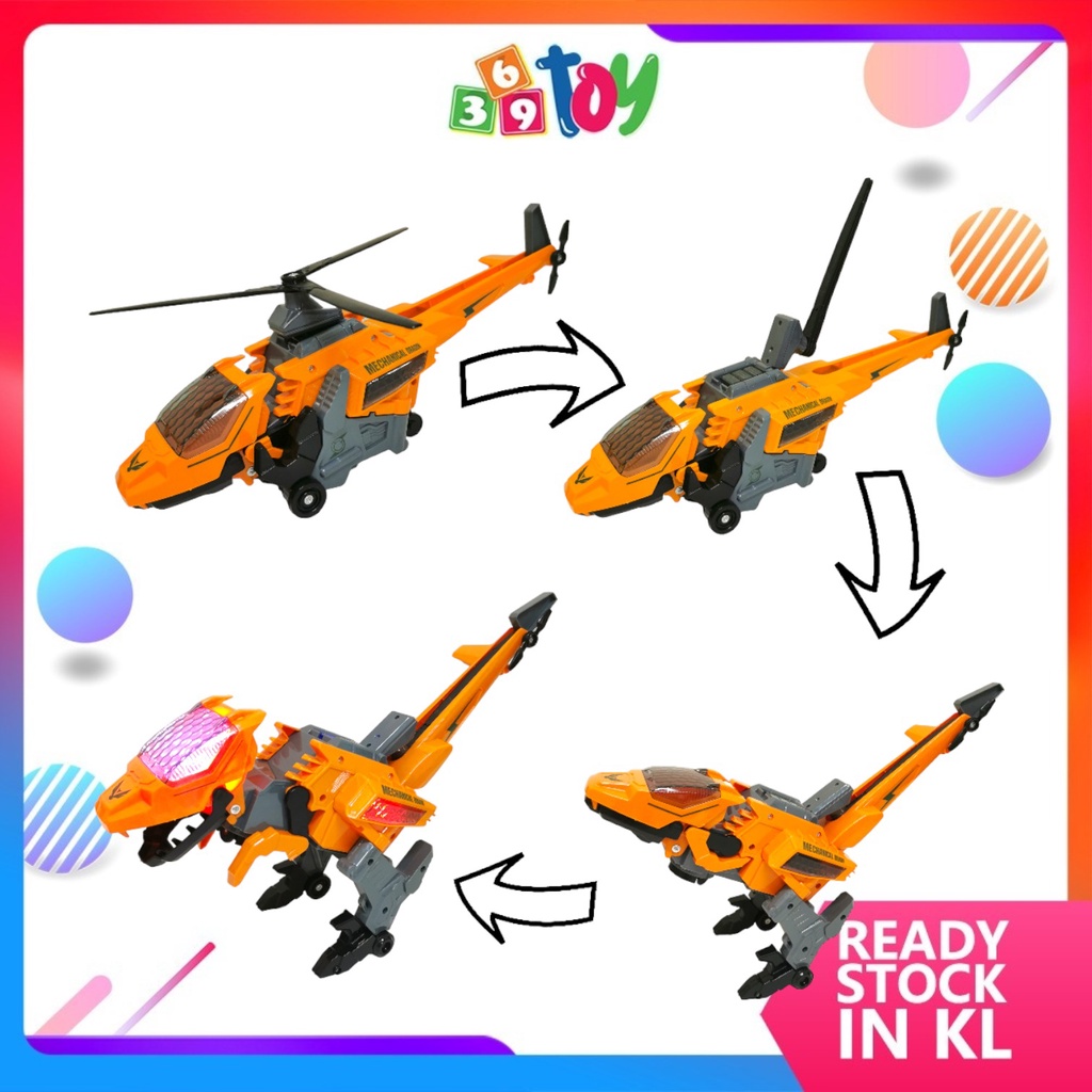 Dinosaur helicopter Transformable 2 IN 1 | Shopee Malaysia