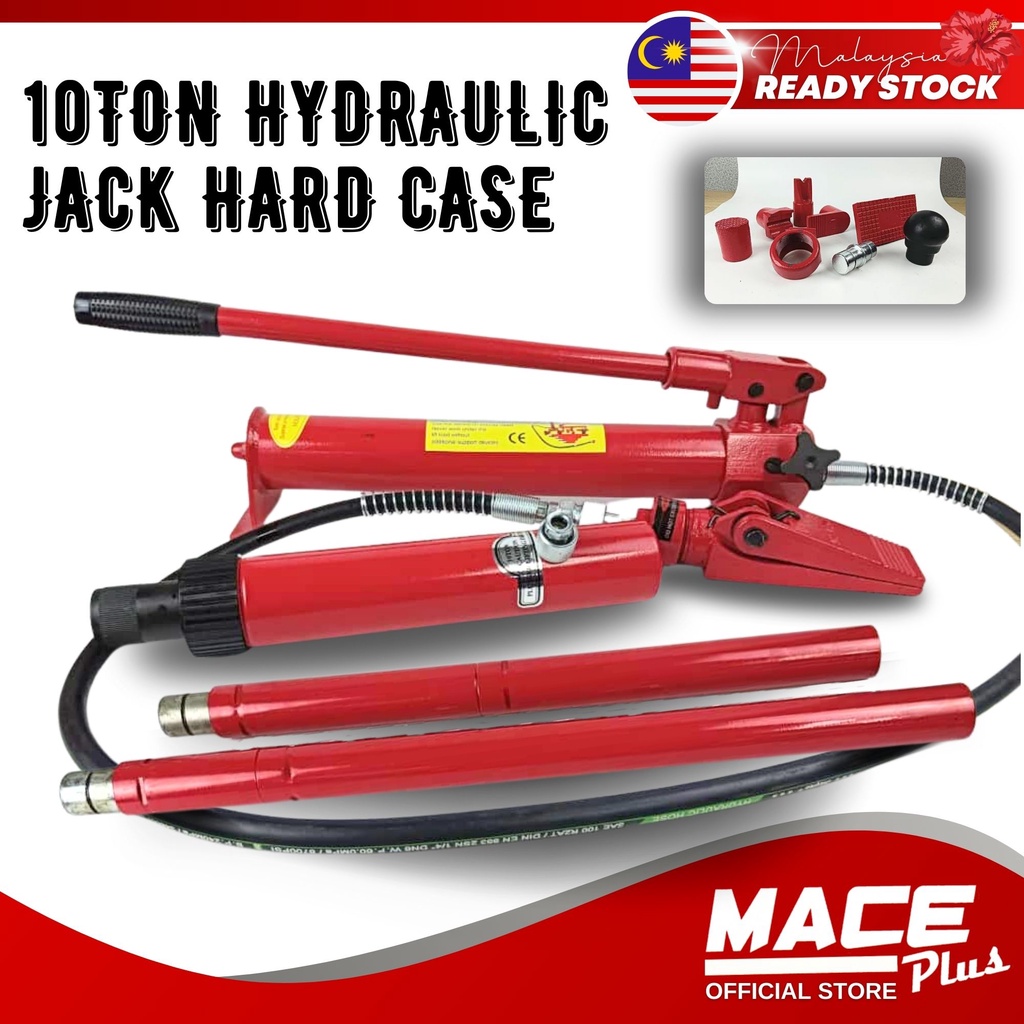 Heavy Duty 10 Ton Hydraulic Jack Hard Case Body Frame Repair Kit 10 Ton ...