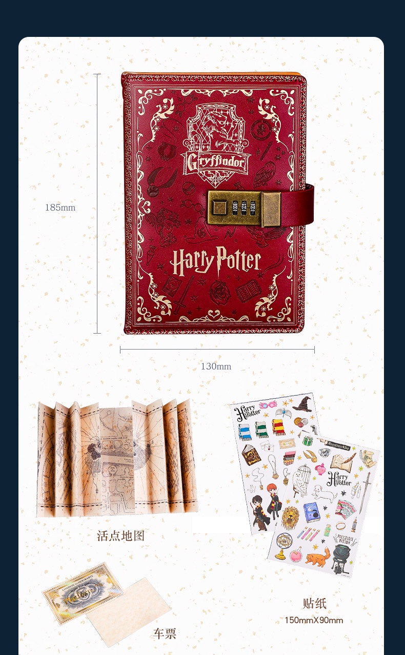 Harry Potter Code Notebook Diary with Lock 2023 Code Notebook | Shopee ...