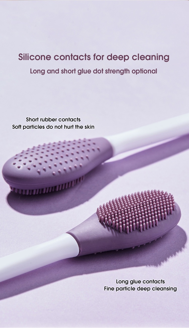 2 In 1 Silicone Facial Cleansing & Mask Brush Tool Scrub Pore Blackhead ...