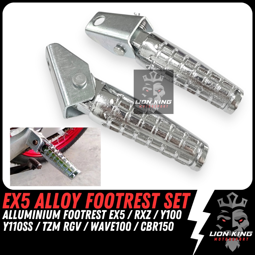 🔥💯 EX5 Alloy Footrest Rear Aluminium Foot Rest Pemijak Kaki Belakang ...