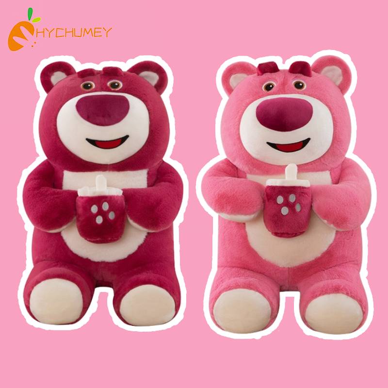 Hychumey 30-40cm Toy Story Lotso Plush Pillow Toy Cute Teddy Bear ...
